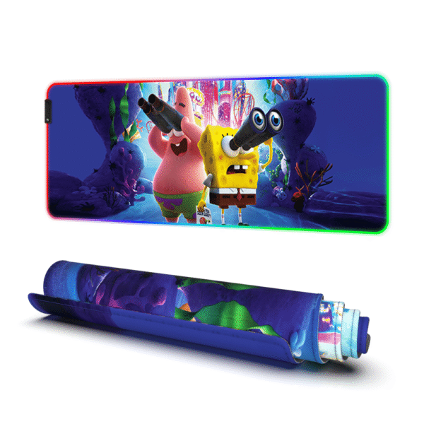 Spongebob XXL RGB Gaming Mouse Mat » UGX Race simulators